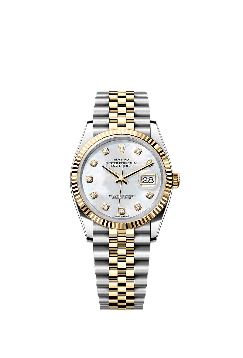 Rolex Datejust 36 watch: Oystersteel and yellow gold - m126233-0023