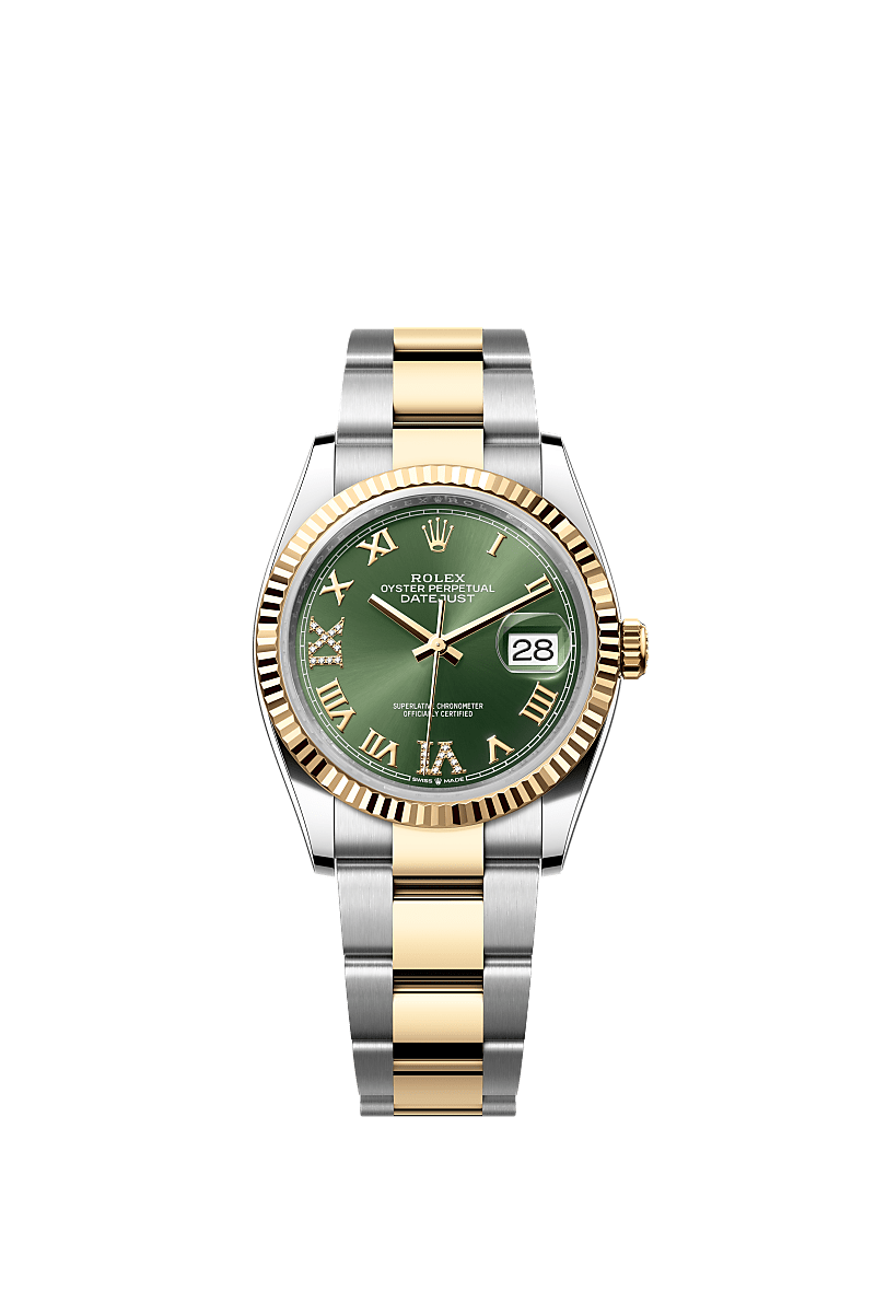Rolex Datejust 36 watch: Oystersteel and yellow gold - m126233-0026