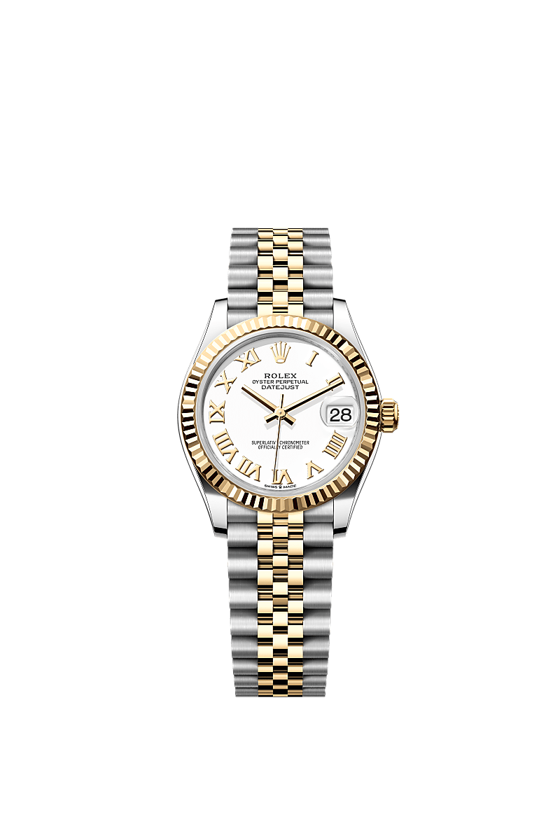 롤렉스 Datejust 31 시계: 오이스터스틸과 옐로우 골드 - m278273-0002