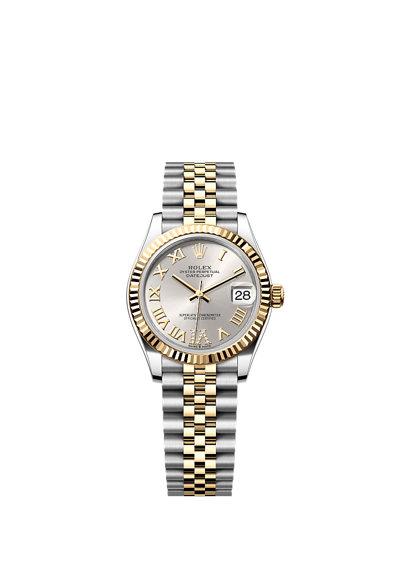 롤렉스 Datejust 31 시계: 오이스터스틸과 옐로우 골드 - m278273-0004