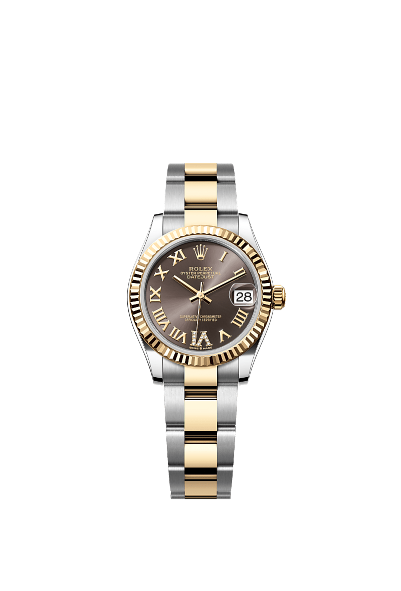 롤렉스 Datejust 31 시계: 오이스터스틸과 옐로우 골드 - m278273-0017