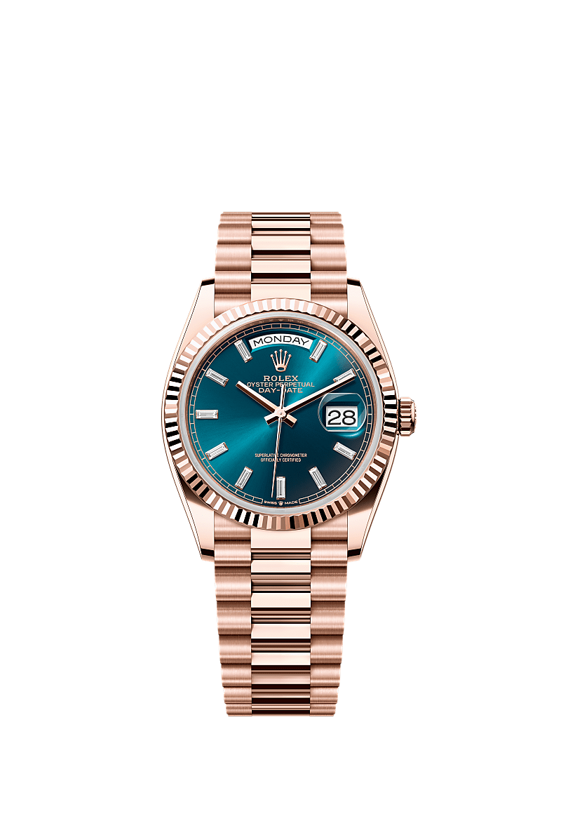 Rolex Day-Date 36 watch: 18 kt Everose gold - m128235-0085