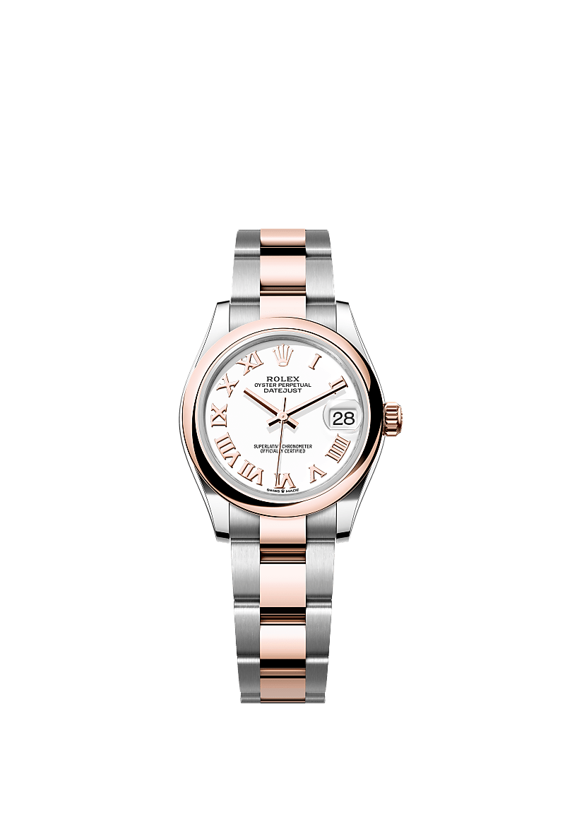 Rolex Datejust 31 watch: Oystersteel and Everose gold - m278241-0001