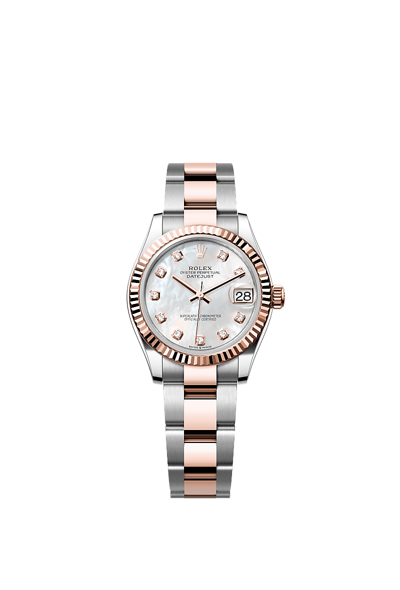 Rolex Datejust 31 watch: Oystersteel and Everose gold - m278271-0025
