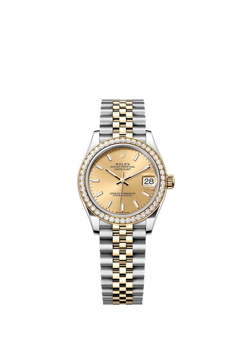 Rolex Datejust 31腕錶：黃金及蠔式鋼 - m278383rbr-0014