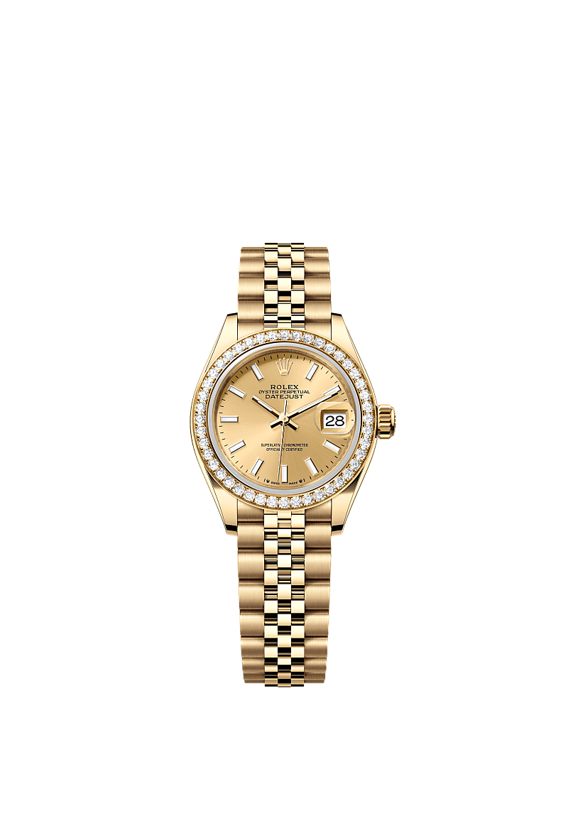 Jam tangan Lady-Datejust Rolex: emas kuning 18 karat - m279138rbr-0013